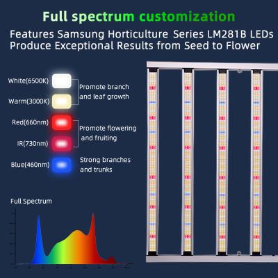 China LED Grow Lights For Seed Starting 1000W Aluminum LED Grow Light Full Spectrum Growing Lights For Greenhouse for sale