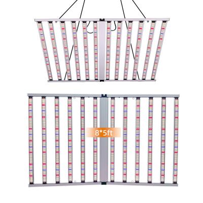 China LED Grow Lights For Seedlings Greenhouse Full Spectrum LED Grow Light 1200W Foldable Design Dimmable Control for sale