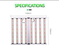 China Foldable Full Spectrum Dimmable LED Grow Light 1000W 3600Pcs LED Quantity for sale