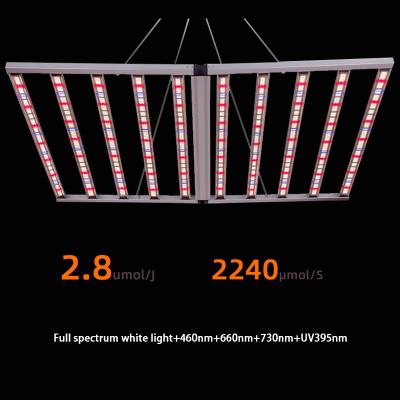 China 545w± 3% Actual Power Draw Full Spectrum LED Grow Light Aluminum Body Material 2.8 Umol/J Efficiency for sale