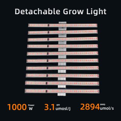 中国 3チャネル水作電灯 植物の成長光 1000W 温室のためのLED成長光 販売のため
