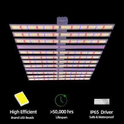 Cina 2 Canali Distaccabile LED Grow Light 1060W luci a LED dimmabili per la coltivazione di verdure in ambienti chiusi in vendita