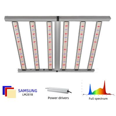 China Eenkanaal 640W LED-groeilicht Volledig spectrum Verbetering van plantengroei Te koop