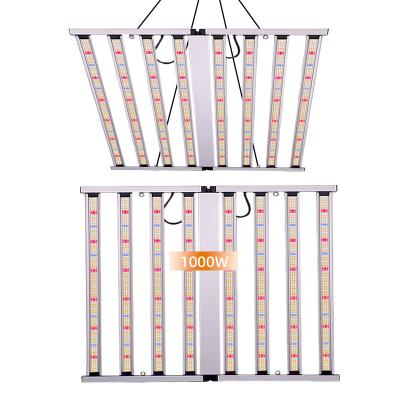 China Eenkanaal dimbaar 1000 Watt LED Grow Light Volledig spectrum met aluminium lichaam materiaal Te koop