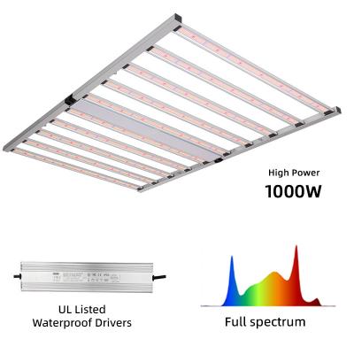 China Dimmabel opvouwbaar LED-groeilamp 1000W vol spectrum voor gezonde plantengroei Te koop