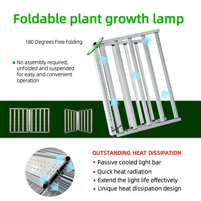 China Dimmabel opvouwbaar LED-groeilamp 1000W vol spectrum voor gezonde plantengroei Te koop
