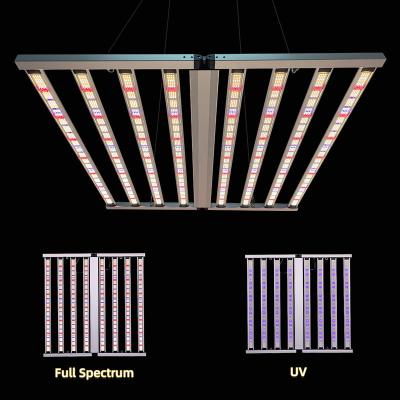 China 850W opvouwbaar LED-groeilamp 2 kanaal aluminium legeringsmateriaal Te koop