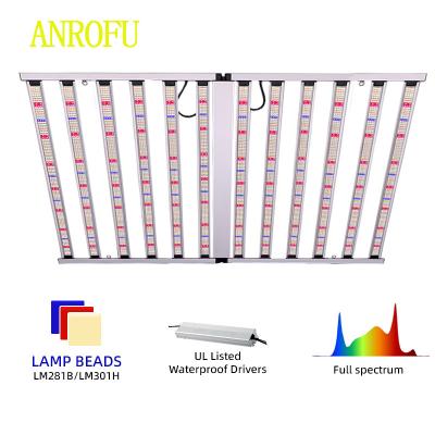 China 1450W opvouwbaar LED-groeilamp 1 kanaal voor het kweken van binnenshuisplanten Te koop