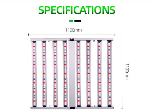 2 Channel 900W UV IR Foldable LED Grow Light The Essential Equipment for Indoor Plant Growth