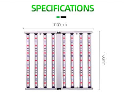 Cina 2 canali Full Spectrum 4 x 4 LED Grow Light 900W 5 anni di garanzia in vendita