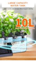 China Timer Function Enabled Intelligent Hydroponic Planter in White Powered by Electricity for sale