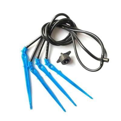 China 2L / 4L / 8L pijl drupper kit, vier takken beste druppel irrigatiesysteem voor groentetuin for sale