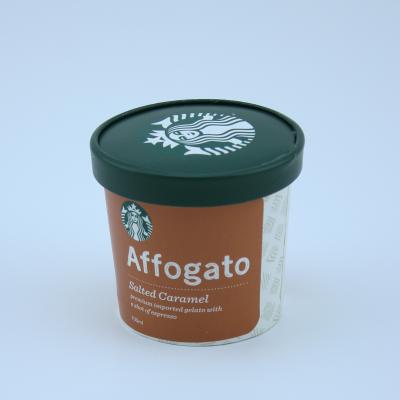 Cina Coppe di carta di gelato rivestite in PE con coperchio impermeabile 125ml in vendita
