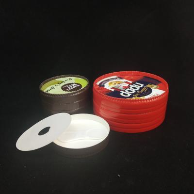 Cina 475 ml di vasche biodegradabili per gelati con coperchio, 520 ml di scodella di carta per gelati in vendita