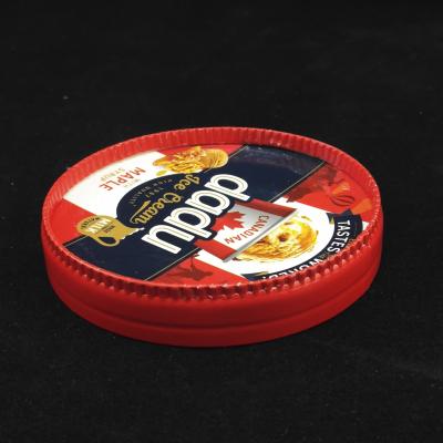 Cina 475 ml di vasche biodegradabili per gelati con coperchio, 520 ml di scodella di carta per gelati in vendita