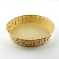 China Single Wall Non Stick Baking Cups , Embossing Paper Disposable Baking Molds for sale