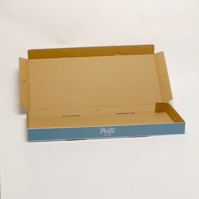 Cina Scatole di imballaggio alimentare stampate portatili personalizzate, scatole di pizza leggere personalizzate in vendita