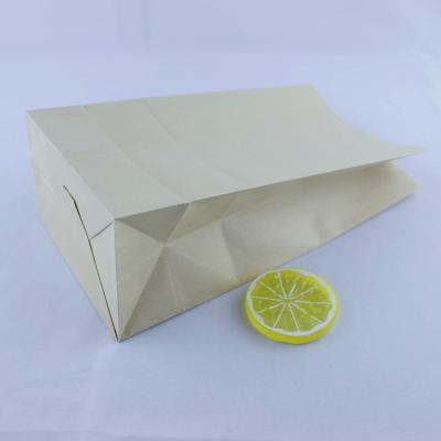 Cina Sacchetti di carta kraft riciclata biodegradabili con fondo piatto e maniglie torte in vendita
