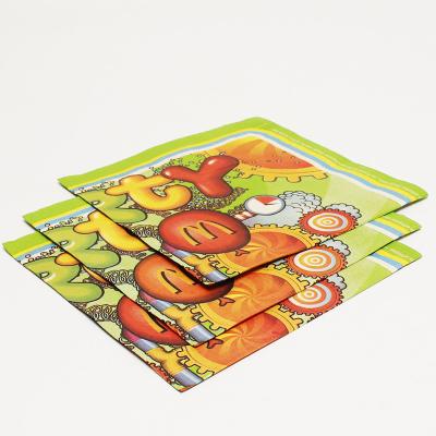 China Vierkant gedrukte papieren cocktail servetten, 3 plooien papieren servetten voor feest. Te koop