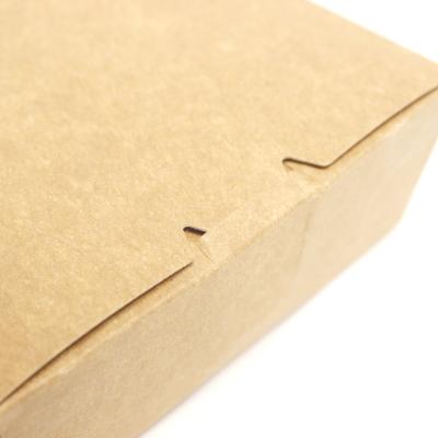 Cina Scatola di imballaggio per fast food pieghevole Contenitore Kraft leggero e ecologico in vendita