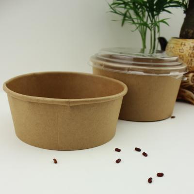 China Cuencos de ensalada de papel con tapa: polivalentes, elegantes y apilables en venta