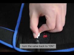 PVC Black Cold Compression Wrap , 770g Ankle Compression Wrap