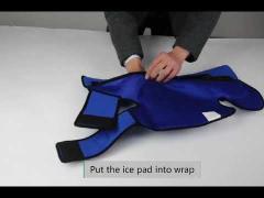 Reusable Ice Pack Wrap Wearable Gel Wrap For Ankle Pain And Swelling Control