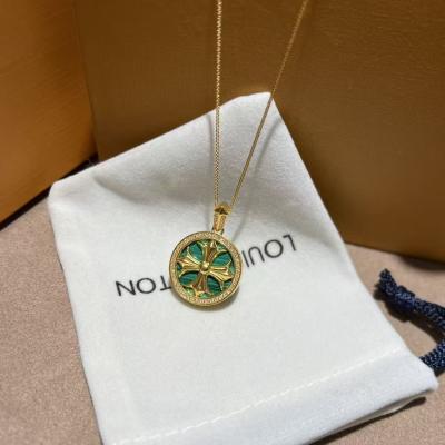 China Manufacturer wholesale Round Shape Pendant Circular Cross Flower Modern Geometric 18k Gold Pendant Jewelry for sale