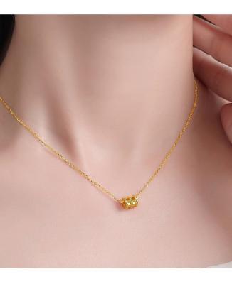 China High quality cheap Minimalist 18K Gold Pendant Cylindrical 18K Gold Pendant Stylish 18K Gold Pendant for sale