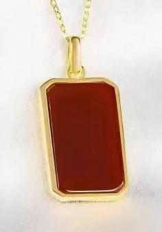 China New Style Hot selling Skin Friendly 18K Gold Pendant Classic 18K Gold Pendant with a plate-shaped design for sale