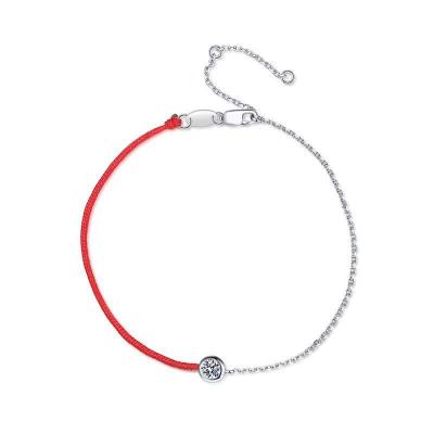 China Factory direct price 925 Silver Moissanite Bracelet Solitaire Christmas Moissanite Bracelet Bulk Moissanite Bracelet for sale