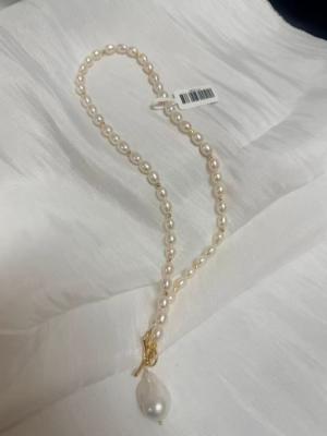 China New Style Hot selling Fashion Baroque Pearl Fresh Water Natural Baroque Pearl Pendant Necklace for sale