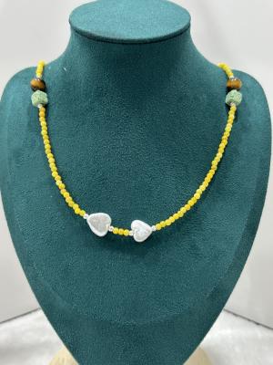 China Factory Direct China Pearl Necklace Set yellow Emerald Pearl Necklace for Women Natural Pearl Necklace for sale