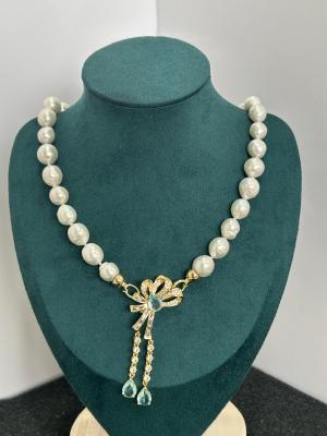 China Smooth Freshwater Pearl Necklace with Classic/Modern/Vintage Style and Natural Pearl Material for sale