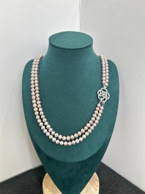 China 60cm Length Natural Pearl Necklace with Elegant Design for Evening Wear for sale