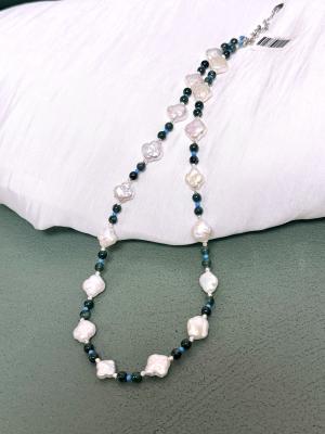 China China Custom Made Organic Shape Baroque Pearl Necklace Modern Baroque Pearl Necklace Bohemian Baroque Pearl Necklace for sale