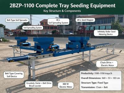 China Seedling Sowing Equipment featuring user friendly controls and robust construction to withstand continuous agricultural for sale