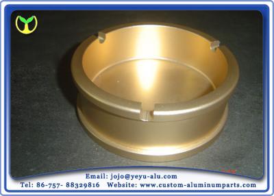 China De gouden het Anodiseren aluminiumcnc Manier van de de dienstdraaibank om de Sigarenasbakje van de Aluminiumlegering Te koop