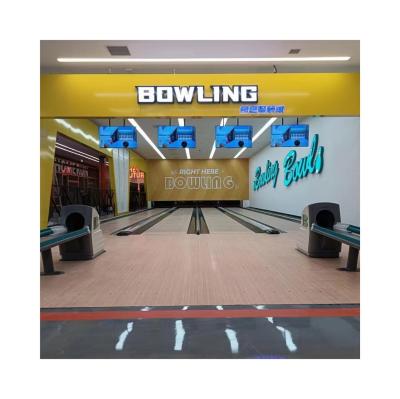 China Hot Sale New Indoor Bowling Alley Equipment Set Wood Bowling Lane Manufacturer Price on Sale for sale