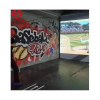 China Online Wholesaletor Professional Projector Screen Interactive Games Baseball Simulator for sale