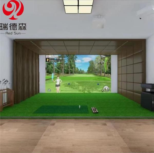 Quality 2024 New Design Professional AR Experience Golf Simulator Enclosure Indoor With for sale