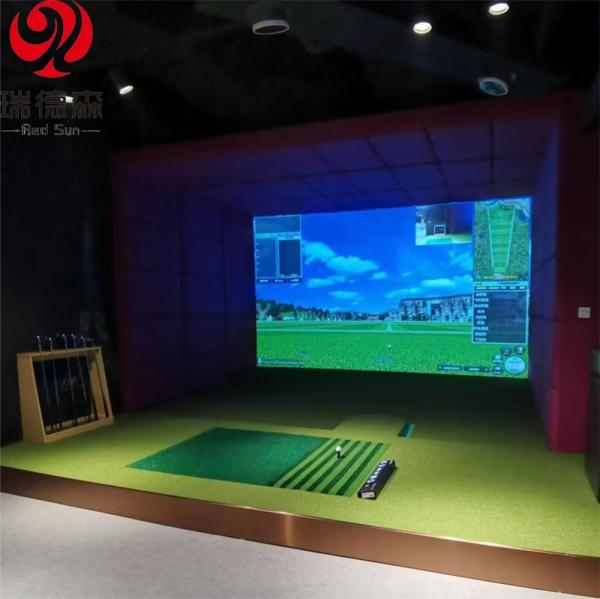 Quality 2024 New Design Professional AR Experience Golf Simulator Enclosure Indoor With for sale