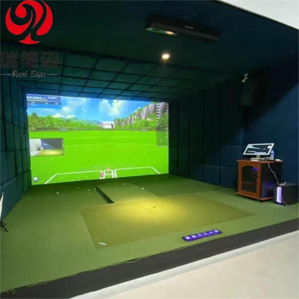 Quality 2024 New Design Professional AR Experience Golf Simulator Enclosure Indoor With for sale