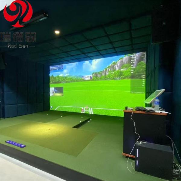 Quality 2024 New Design Professional AR Experience Golf Simulator Enclosure Indoor With for sale