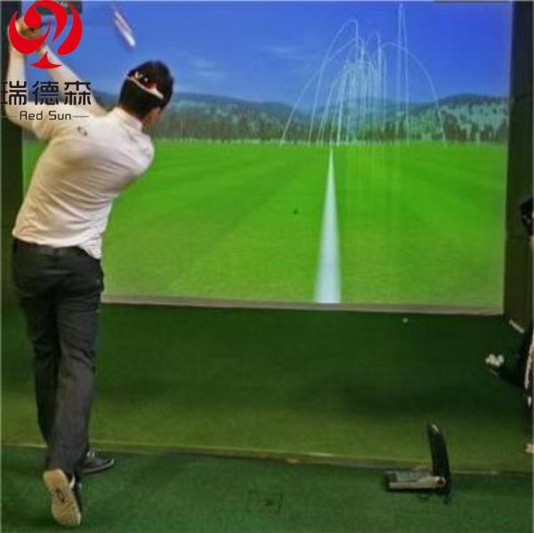 Quality 2024 New Design Professional AR Experience Golf Simulator Enclosure Indoor With for sale
