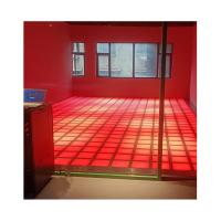 Quality 2024 New Entertainment Interactive Room Game LED Floor Light LED Jumping Gird for sale