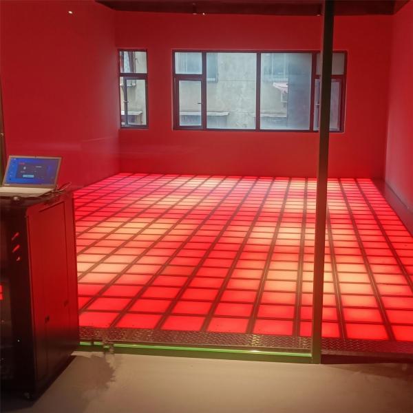 Quality Modern China LED Room Floor Interactive Room Game Light LED Jumping Grid Game for sale