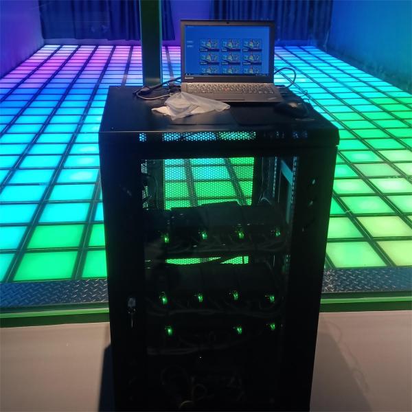 Quality Modern China LED Room Floor Interactive Room Game Light LED Jumping Grid Game for sale