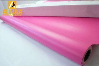China Self Adhesive Matt Chrome Ice Gold Car Vinyl Wrap 1.52x20m for sale