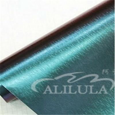 China High quality 1.52*30m body sticker for car green chrome vinyl wrap for sale